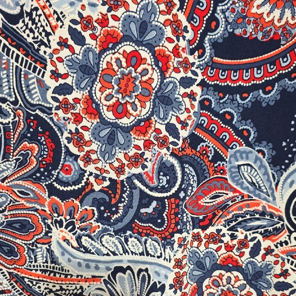 Tops | Paisley Print Sleeveless Top | Poshmark